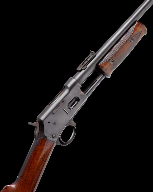 Bonhams : A .44 (W.C.F.) 'Lightning' pump-action saddle-ring carbine by ...