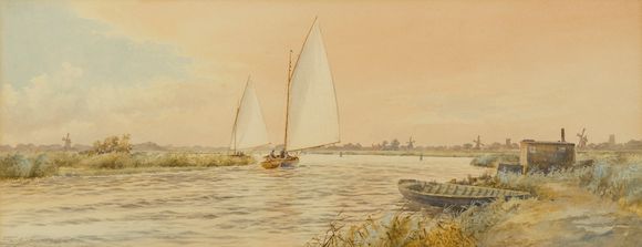 Bonhams : Stephen John Batchelder (British, 1849-1932) Hickling Broad
