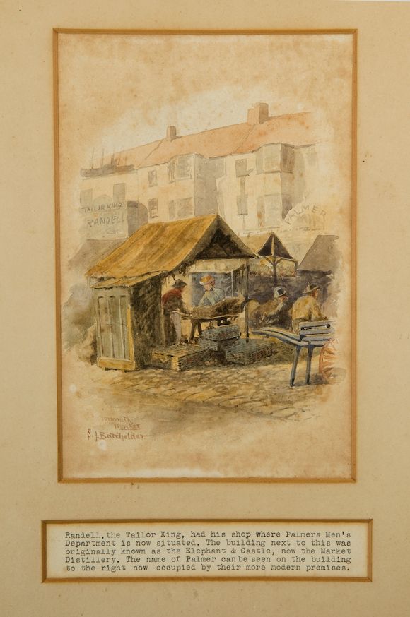 Bonhams : Stephen John Batchelder (British, 1849-1932) 'Yarmouth Market'