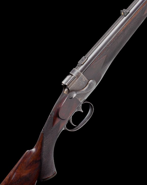 Bonhams : A fine Fraser-patent .360 (Express) take-down falling-block ...