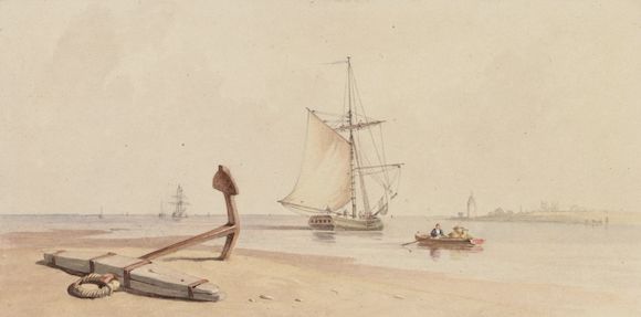Bonhams : Circle of Edward Duncan, R.W.S. (British, 1803-1882) Shipping ...