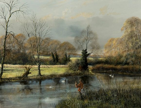 Bonhams : Clive Madgwick (British, 1934-2005) 'River Stour, Suffolk'