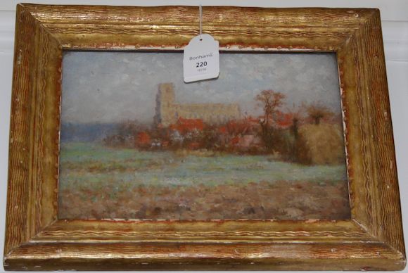 Bonhams : Arthur D. Rendall (British) 'Blythburgh Church, Suffolk'