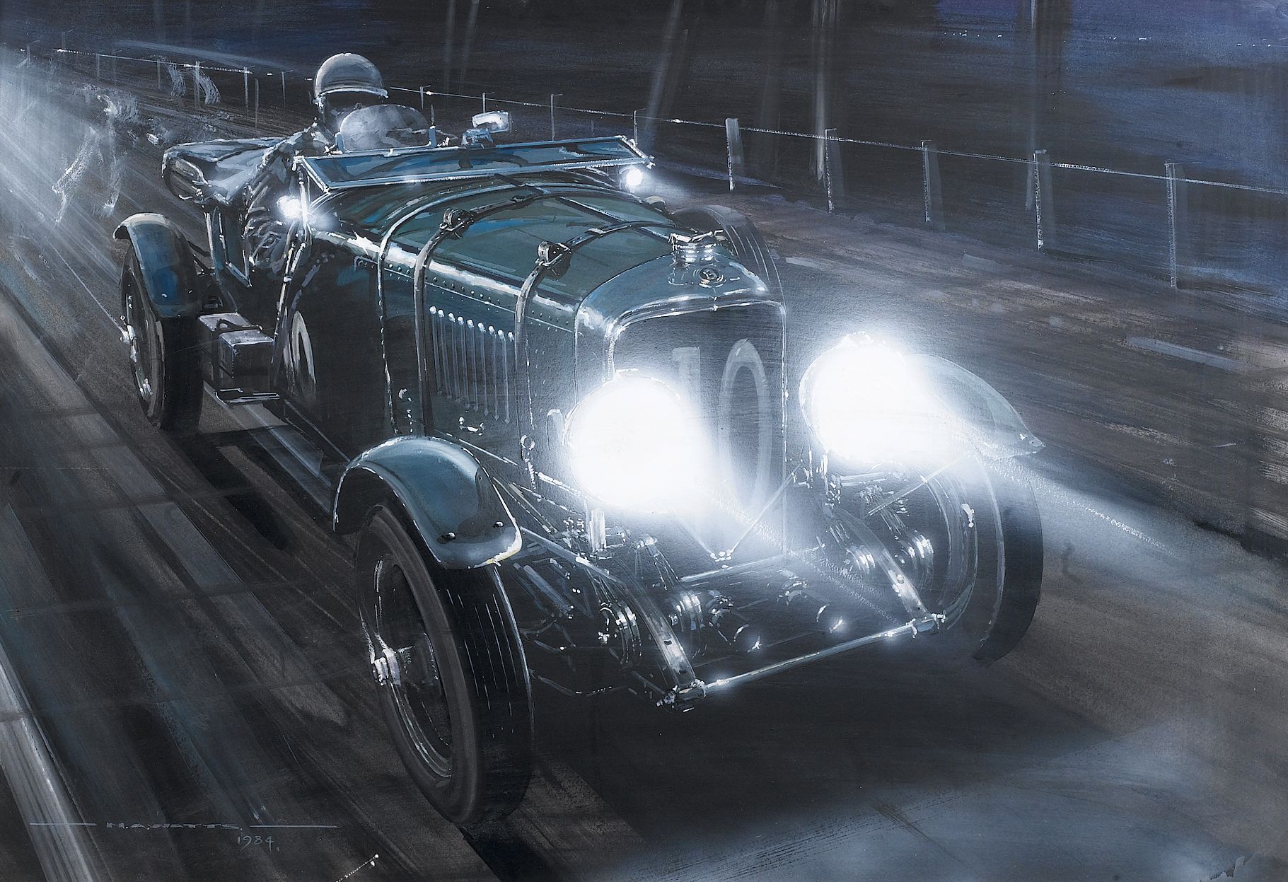 Bonhams Cars : Nicholas Watts, 'Bentley at Le Mans',