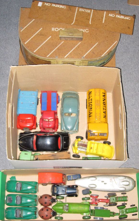 Bonhams : Various tin and plastic toys including Minics qty