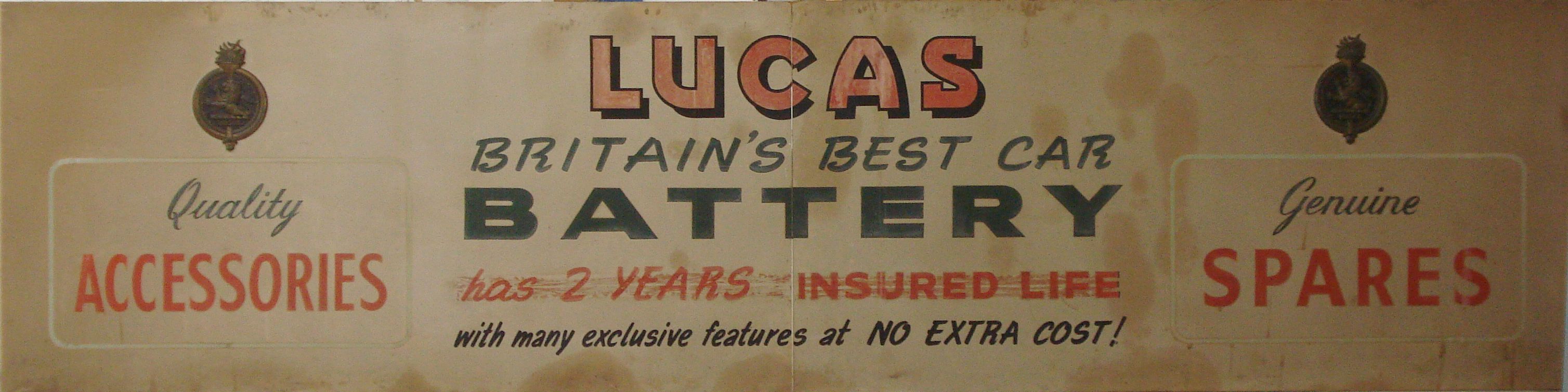 Bonhams Cars : A large 'Lucas - Quality Accessories - Genuine Spares ...