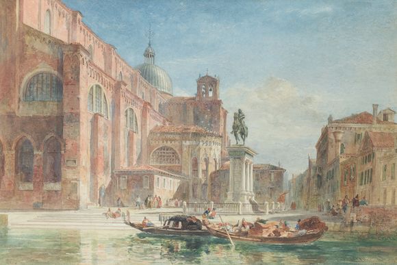 Bonhams : Edward Angelo Goodall, RWS (British 1819-1908) The church of ...