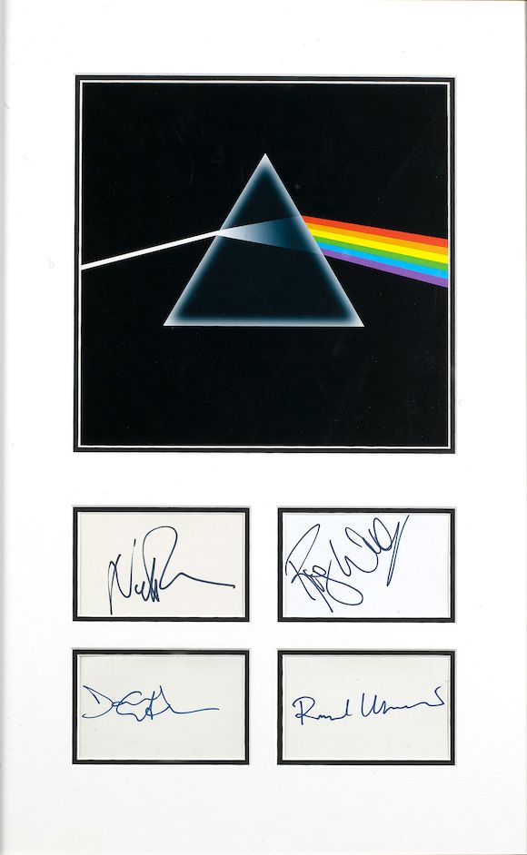 Bonhams : Pink Floyd signatures,