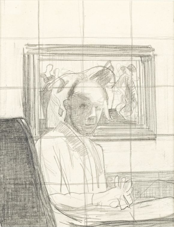 Bonhams : James Cowie, RSA LLD (British, 1886-1956) Study for a self ...