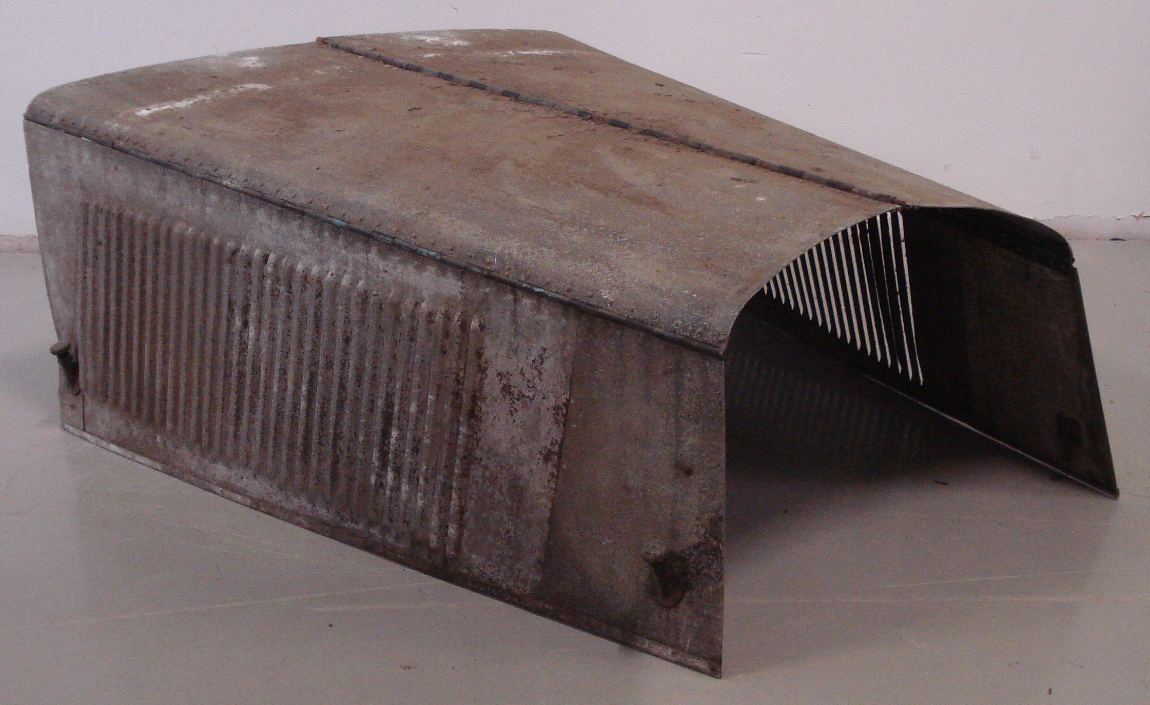 Bonhams Cars : An aluminium motor car bonnet,