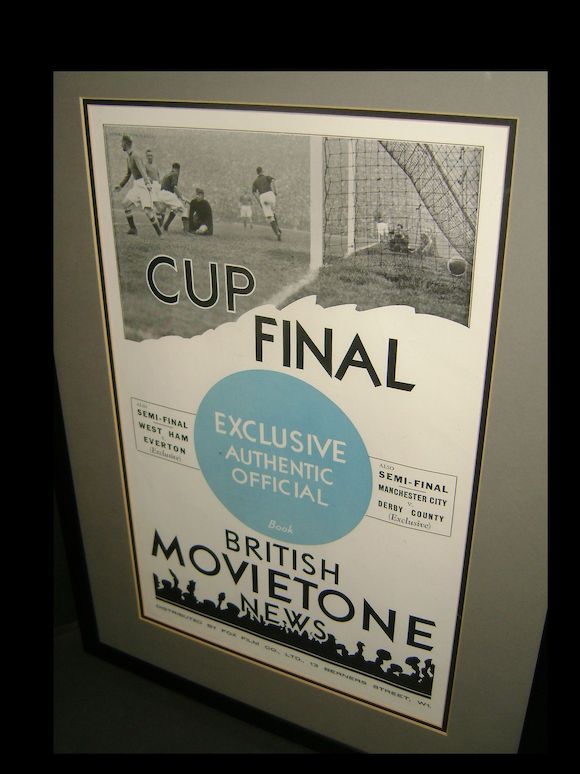 Bonhams : 1934 F.A. Cup final poster