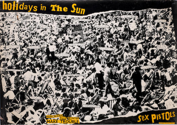 Bonhams Sex Pistols Five Jamie Reid Designed Single And Album Promo