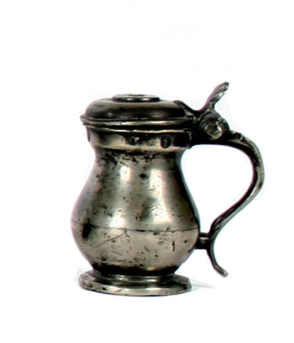 Bonhams : A Glasgow Imperial quarter-gill lidded bulbous measure, circa ...
