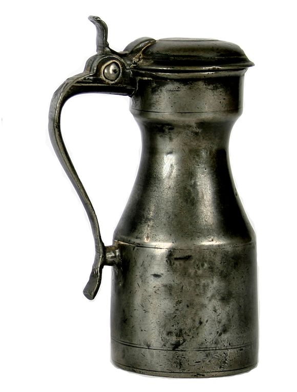 Bonhams : An 18th Century rare Scottish tappit-hen shaped measure