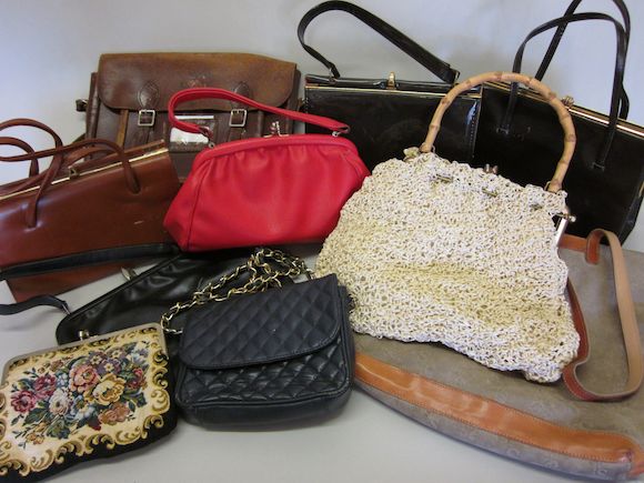 Bonhams : A large group of 20th century handbags and purses