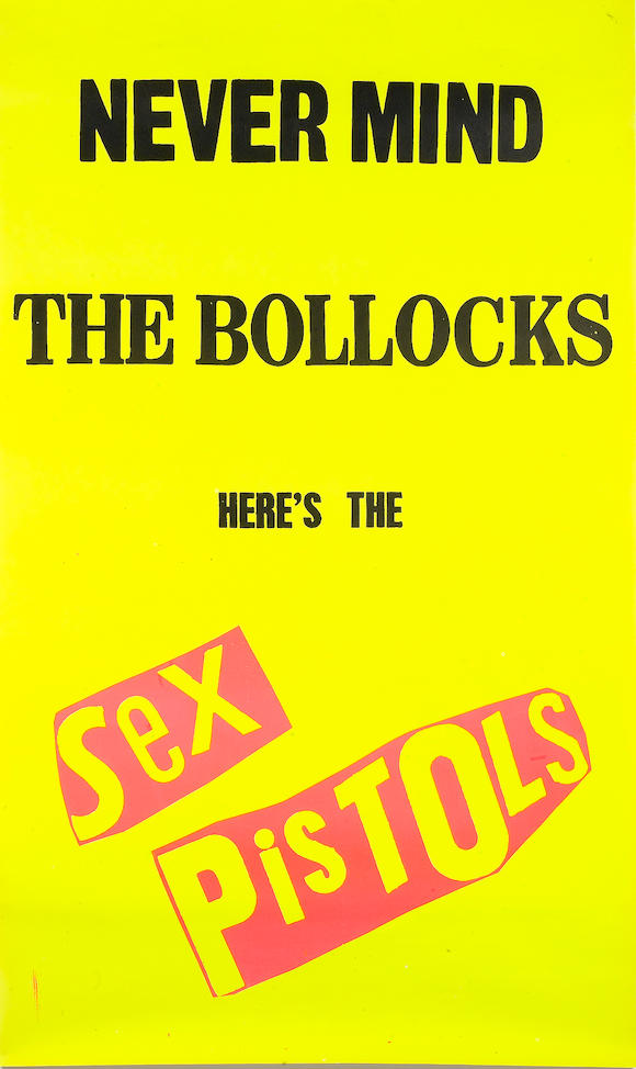 Bonhams Sex Pistols A Never Mind The Bollocks Heres The Sex