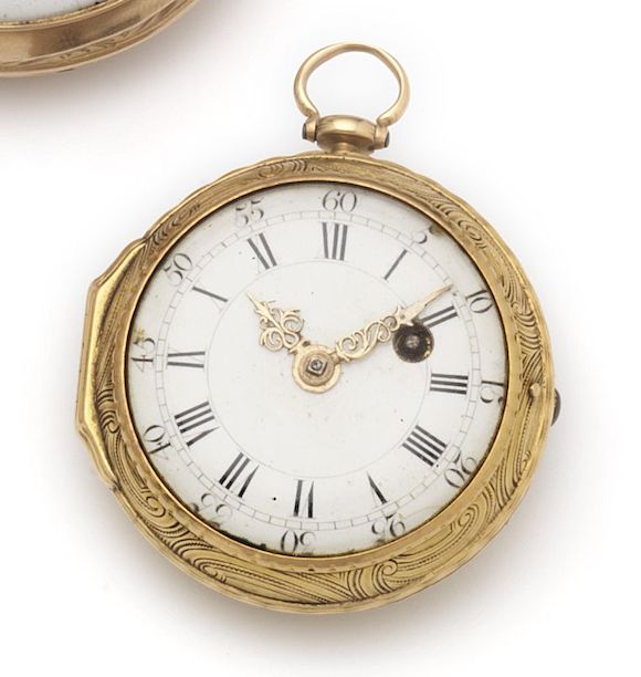 Bonhams : Barwise. An 18ct gold consular cased key wound watchNumber 11 ...