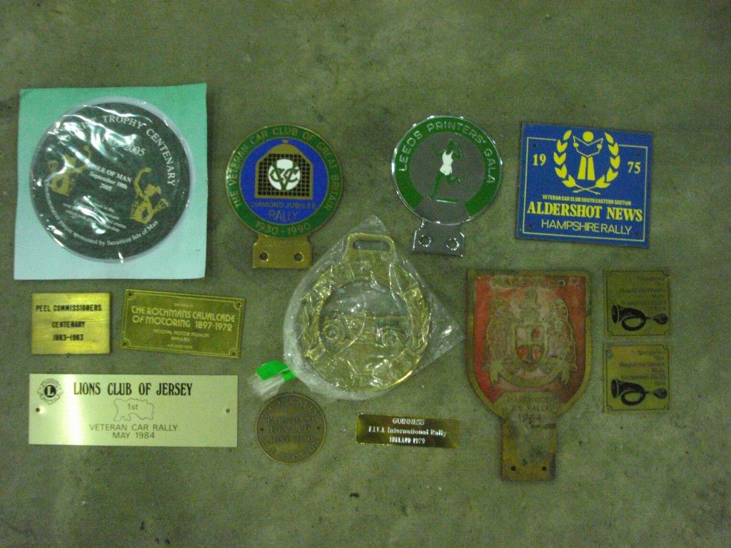 Bonhams Cars : Competitor's rally badges and plaques,