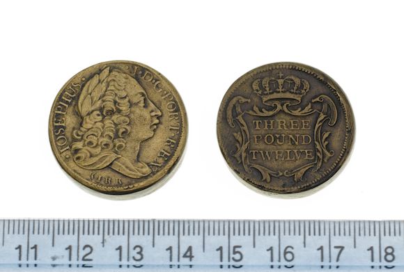 Bonhams : George II, Round portrait weights by J. KIRK of London c.1748 ...