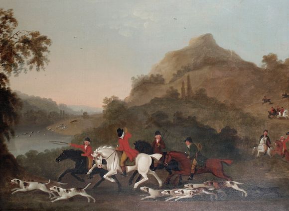 Bonhams : English School, 19th Century The hunt