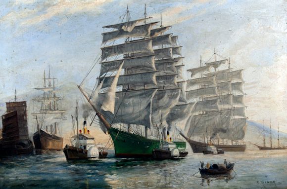 Bonhams : Philip Kilner (active circa 1920-1940) 'Pagoda Harbour ...