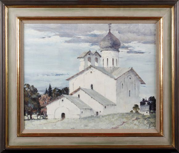 Bonhams : Ivan Pilipenko (Russian) Church in Pksov