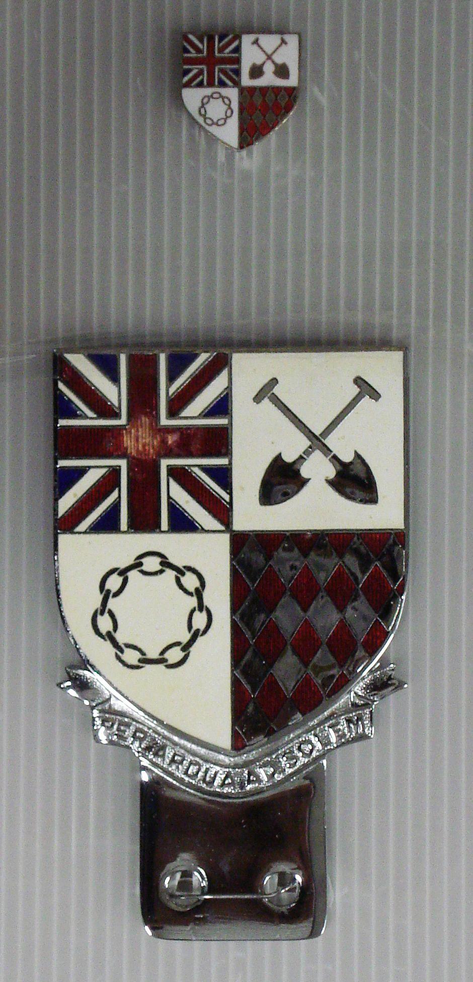 Bonhams Cars : A Monte Carlo Rally British competitors badge,