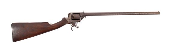 Bonhams : A Five-Shot Tranter Second Model Percussion Revolving Rifle
