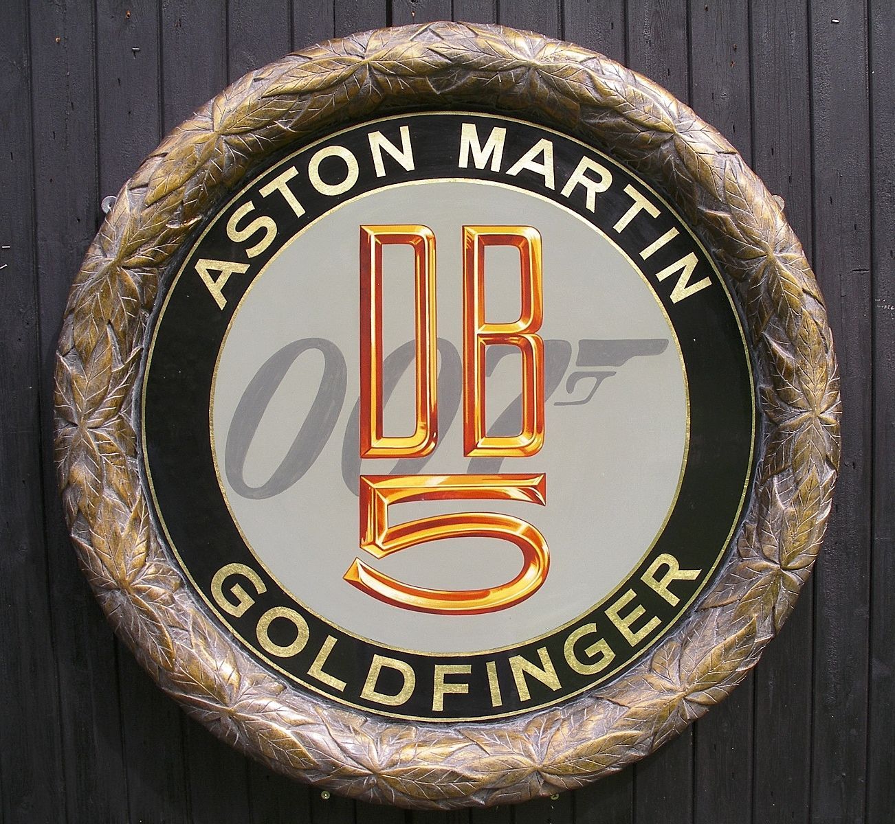 Bonhams Cars : A hand-painted James Bond Goldfinger Aston Martin themed ...