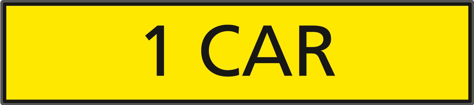 Bonhams Cars : The registration number '1 CAR',