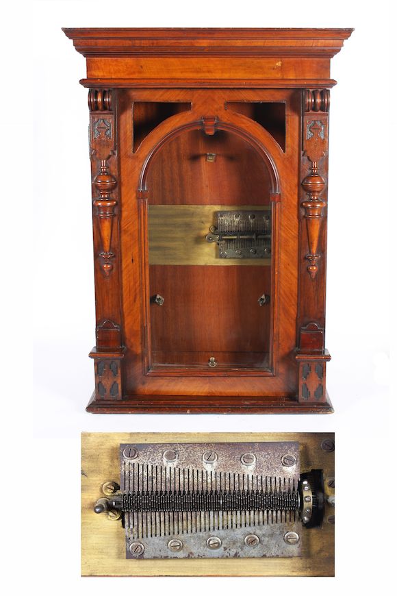 Bonhams : A coin-operated Polyphon 15.1/2-inch upright disc musical box ...