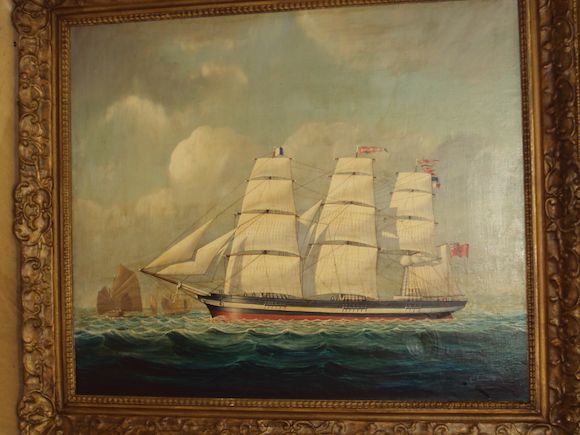 Bonhams : J. Shimmin (British School, 20th century) Square rigger and ...