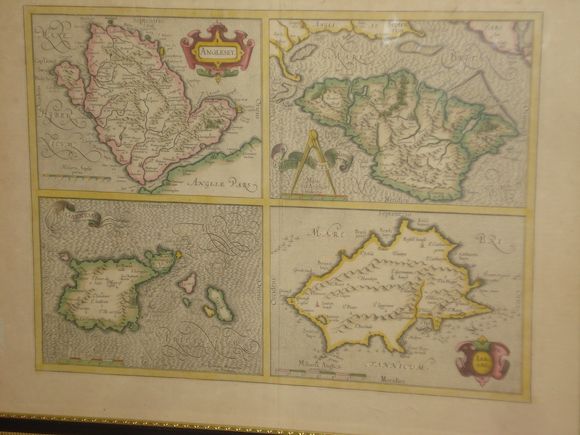 Bonhams : Channel Islands - English Channel John Speed Garnsey, Jarsey ...