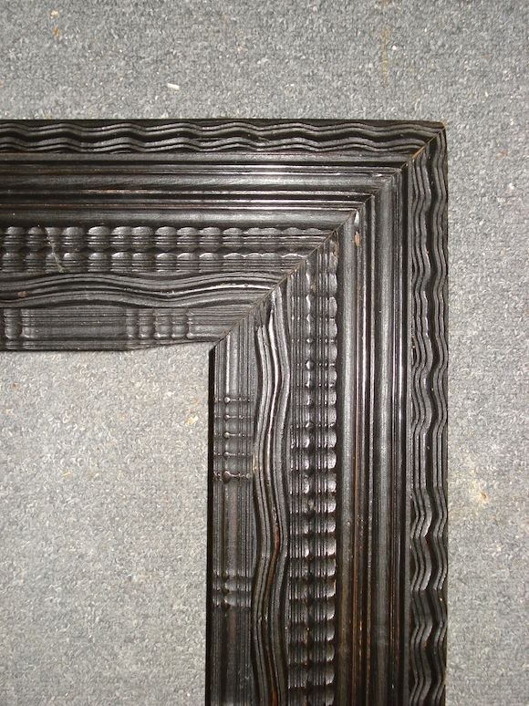 Bonhams : A Dutch 17th Century style carved and ebonised ripple ...