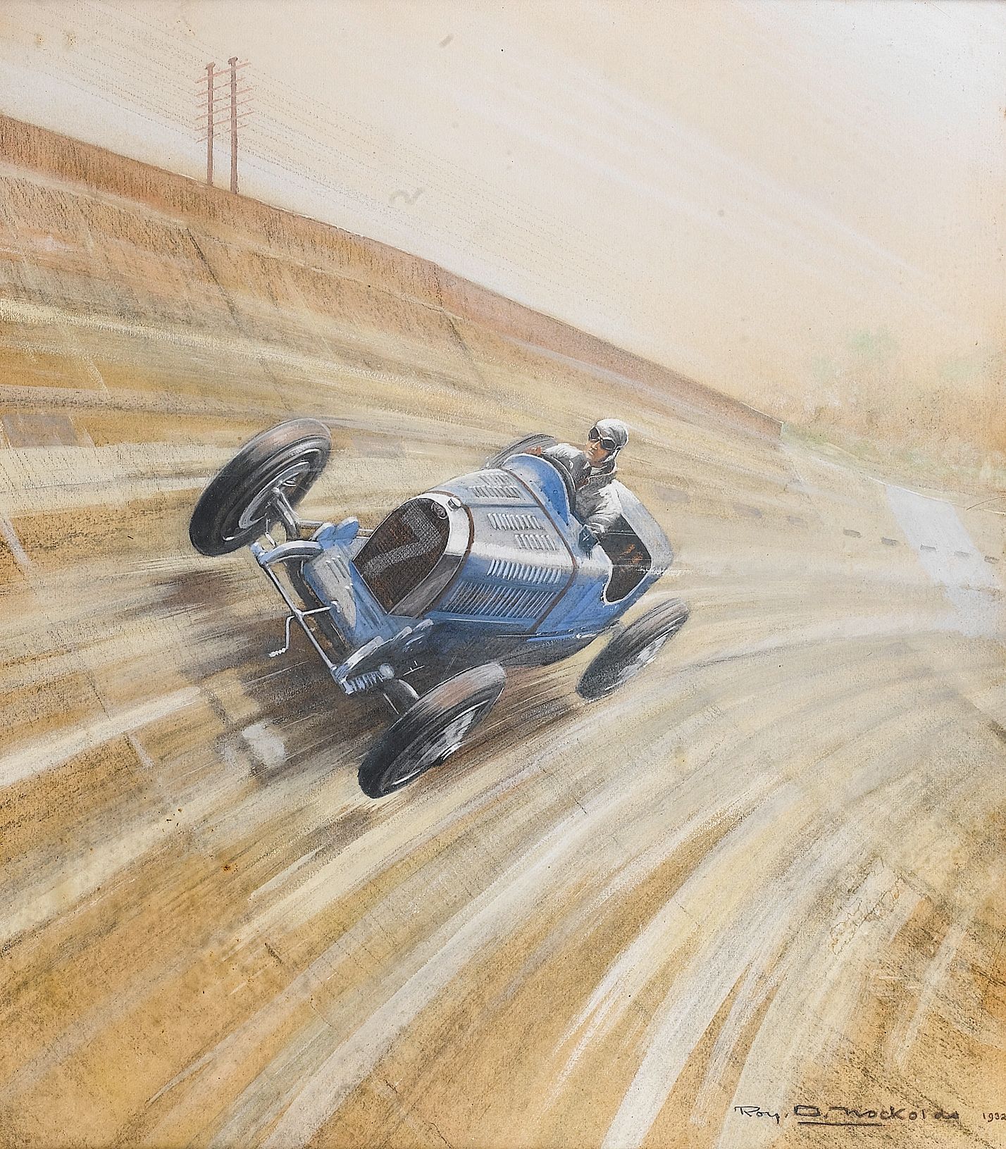 Bonhams Cars : Roy Nockolds (1911-1979), 'Bill Craig in the Bugatti ...