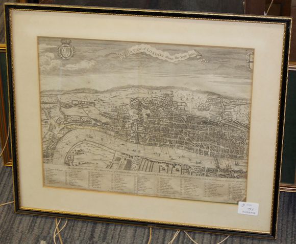 Bonhams : Robert Andrew Riddell Mountainous landscape, with pyramids ...