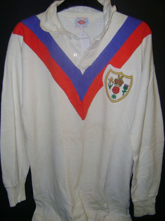 Bonhams : John Bevan match worn Great Britain and Wales rugby league shirts