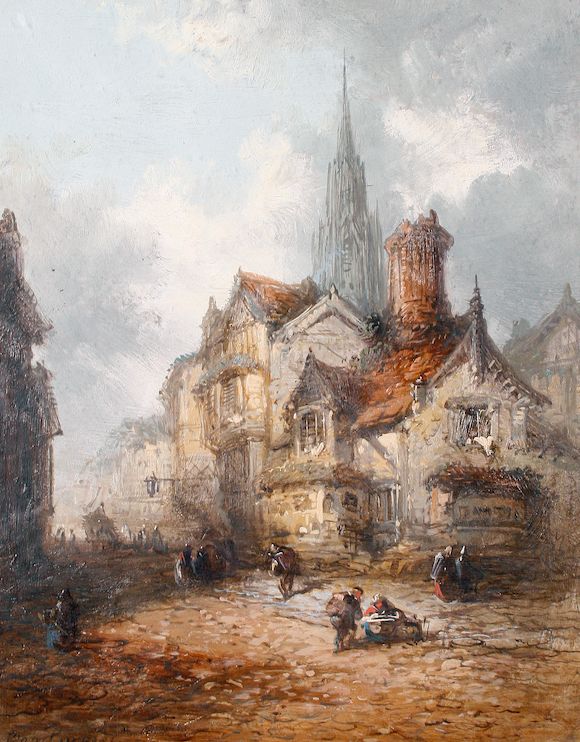 Bonhams : George Goodman (British), 19th Century Continental street ...