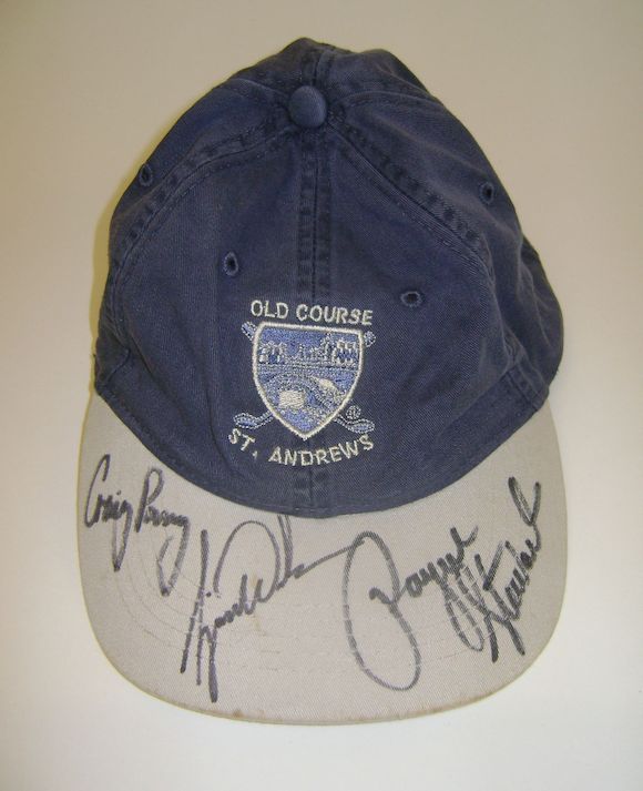 Bonhams : Tiger Woods: An 'Old Course St. Andrews' golf cap