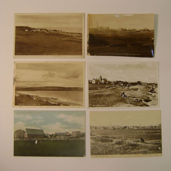 Bonhams : A collection of 50+ golf postcards featuring Scottish golf ...