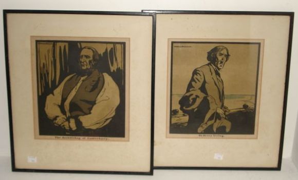 Bonhams : Sir William Nicholson (British, 1872-1949), The Archbishop of ...