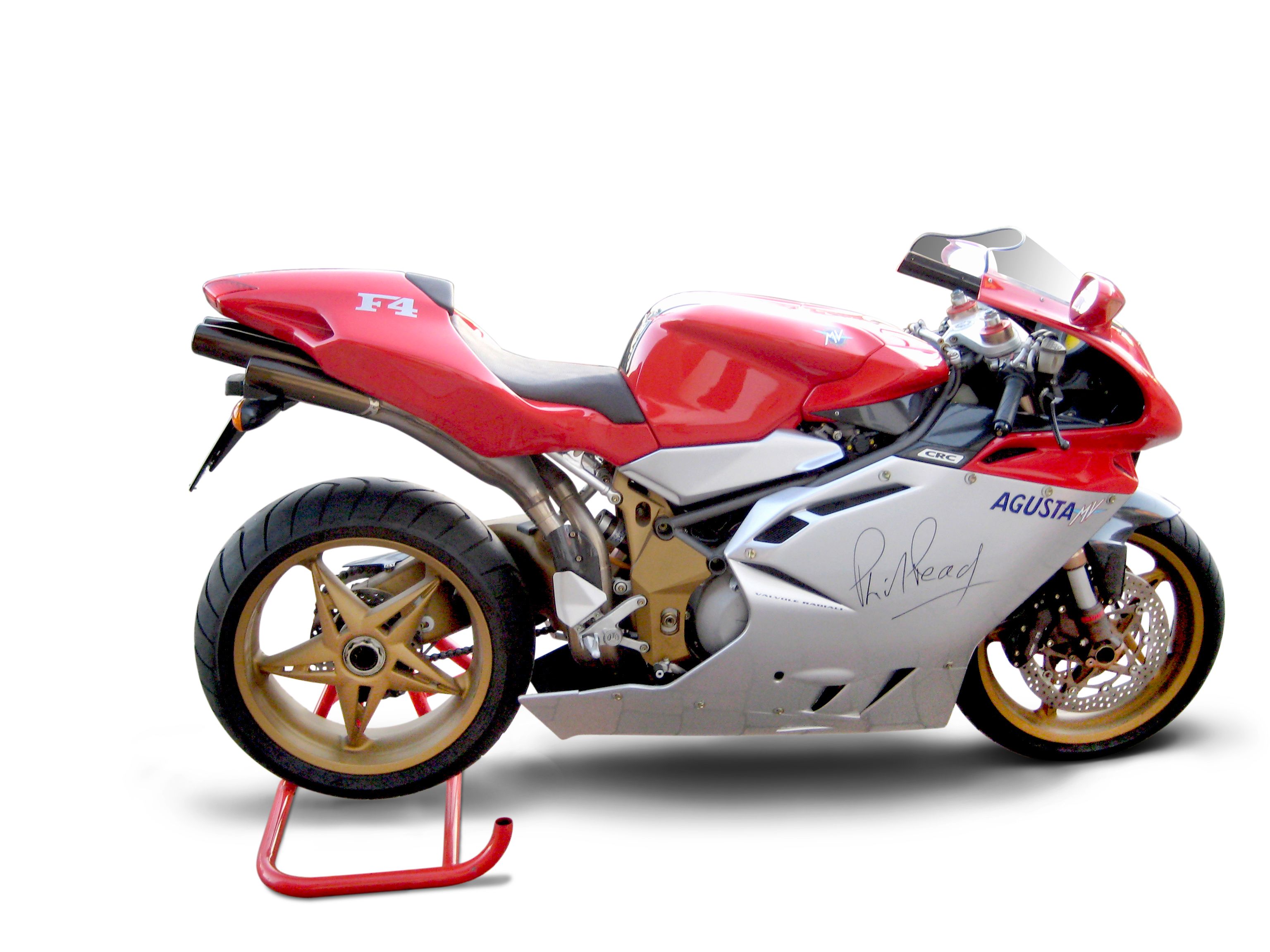 Bonhams Cars : 2,259 kilometres from new,1999 MV Agusta 750cc F4 'Serie Oro' Frame no ...