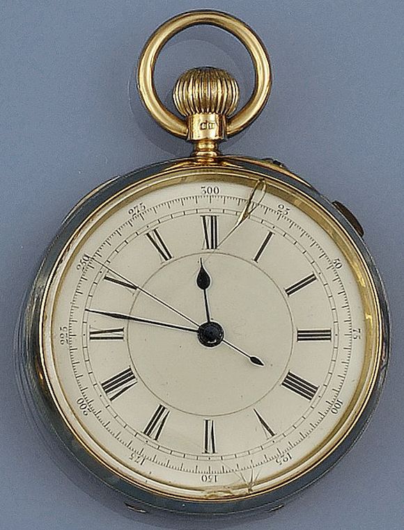 Bonhams : Thomas Armstrong and Brother, Manchester: An 18ct gold open ...