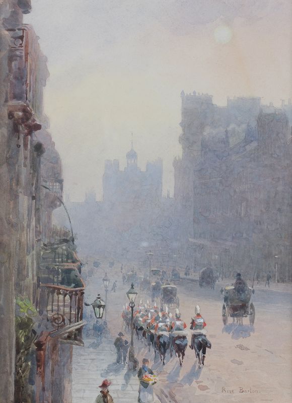 Bonhams : Rose Maynard Barton (Irish, 1865-1929) St. James's Street ...
