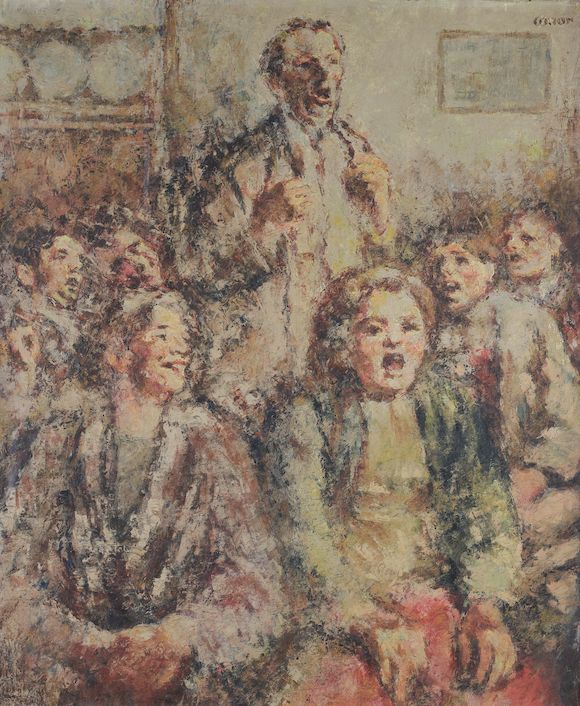 Bonhams : William Conor R.H.A., R.U.A. (Irish, 1881-1968) A Rousing ...