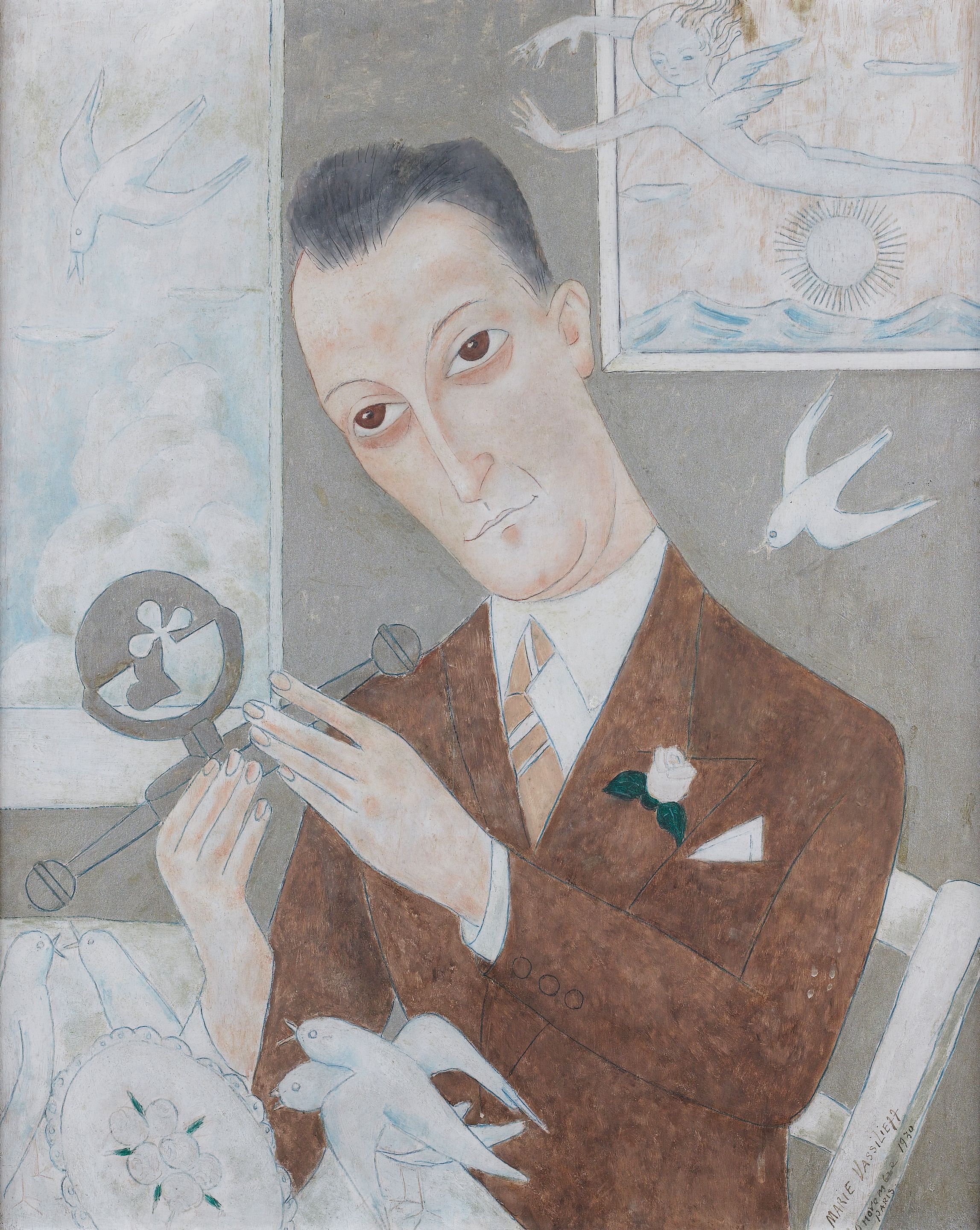 Bonhams : Marie Vassilieff (Russian, 1884-1957) Portrait of François Roques