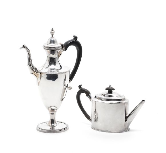 Bonhams : A George III silver coffee pot, by Hester Bateman, London ...