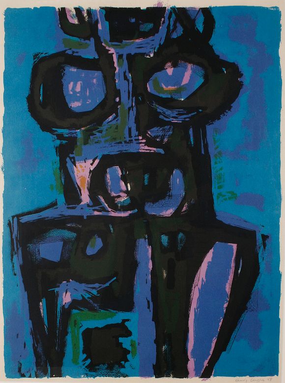 Bonhams : Henry Cliffe (British, 1919-1983) Untitled Screenprint in ...