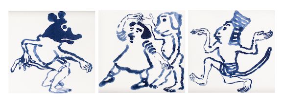 Bonhams : Paula Rego (British, 1935) Rato, Macaco, Danca Three ceramic ...