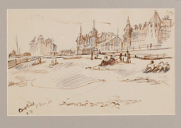 Bonhams Derek Boshier British Born 1937 Beach Scene 1960